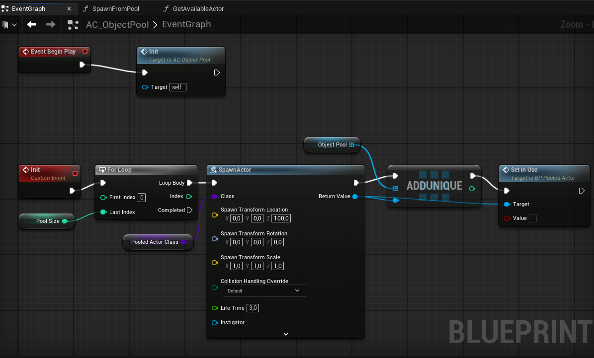 [Unreal Engine 5] Object Pool Pattern - SYNAPSE STUDIO｜C&R Creative Studios