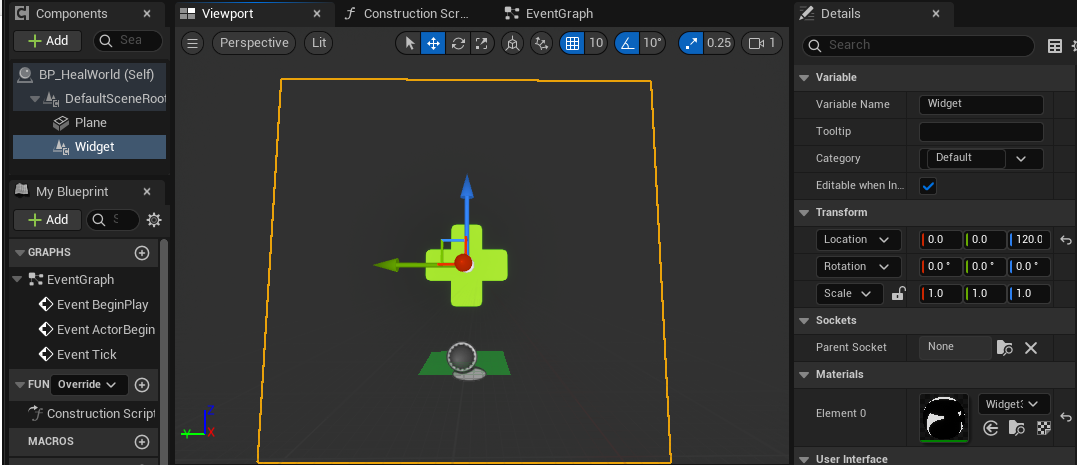How to create 3D widgets in Unreal Engine 5 - SYNAPSE STUDIO｜C&R Creative Studios